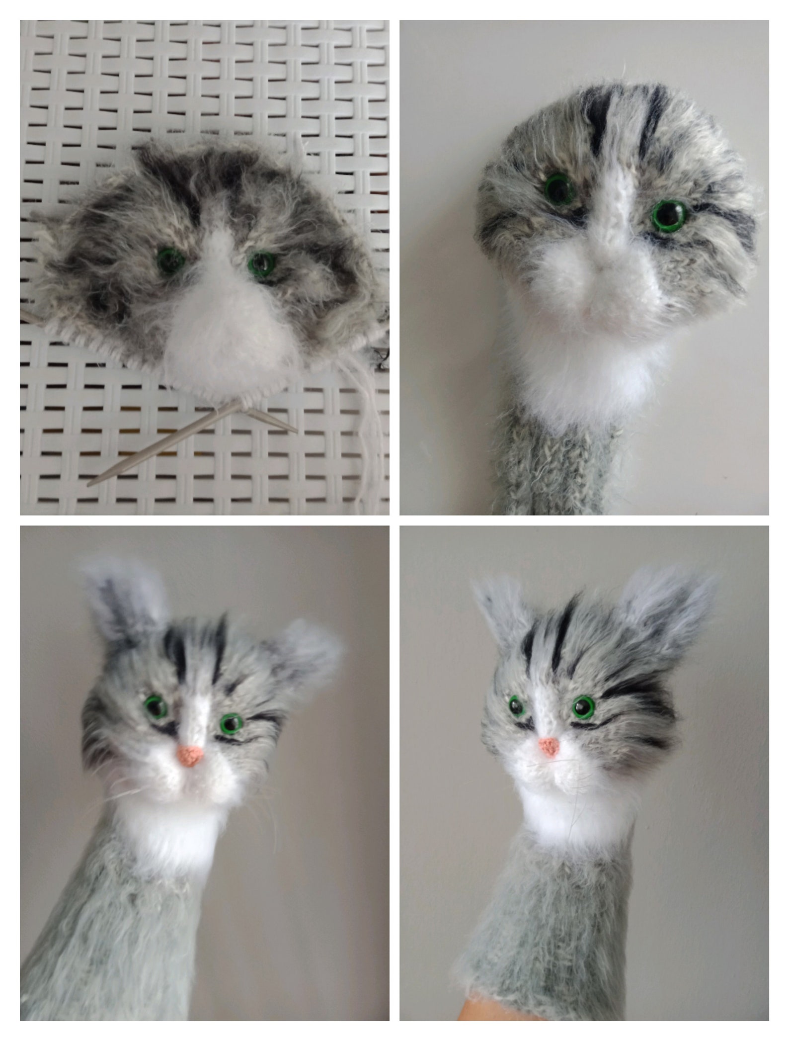 Golf Head Covers,cat Golf Clup Cover or Knit Hand Puppet,crochet ...