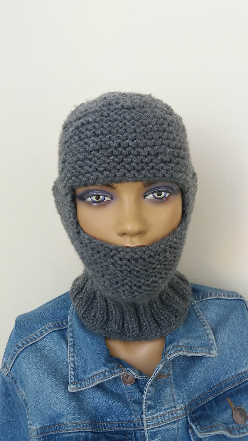 Pink Knitted Ski Hat-unisex Berets-snow Hat Face Mask-winter - Etsy