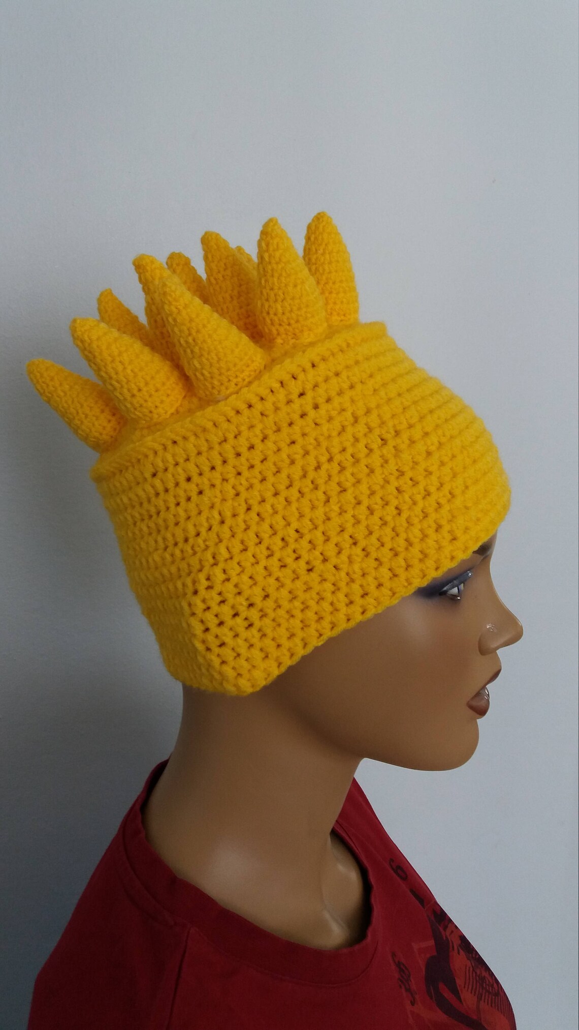 Crochet Bart Simpson Hat and Crochet Lisa Simpson Wig-crochet Bart ...