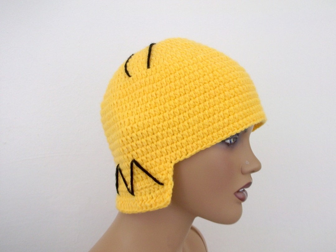 Crochet Homer Simpson Hat-crochet Homer Simpson Wig-halloween Costume ...