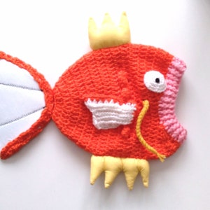 Magikarp Inspired Crochet Hat,magikarp Hat,magikarp Cap - Etsy
