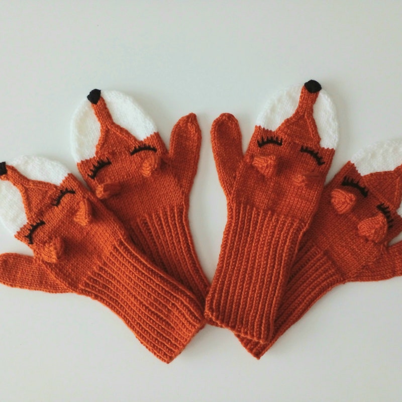 Animal Mittens - Etsy