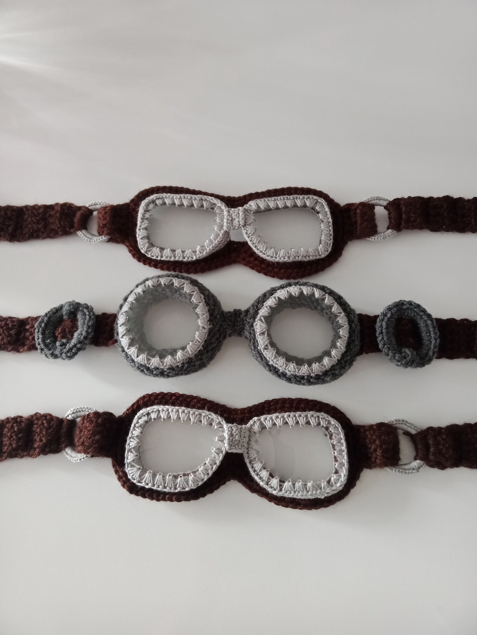 Unique Crochet Glasses ,crochet Aviator Goggles-for Baby,children,girl ...