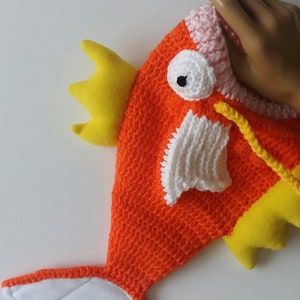 Magikarp Inspired Crochet Hat,magikarp Hat,magikarp Cap - Etsy