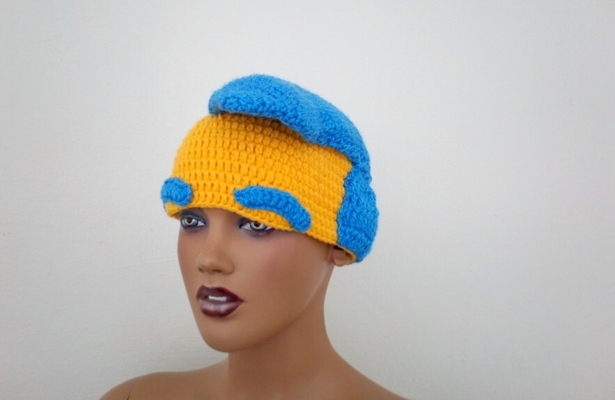 Crochet Milhouse Simpsons-milhouse Simpson Wig - Etsy UK