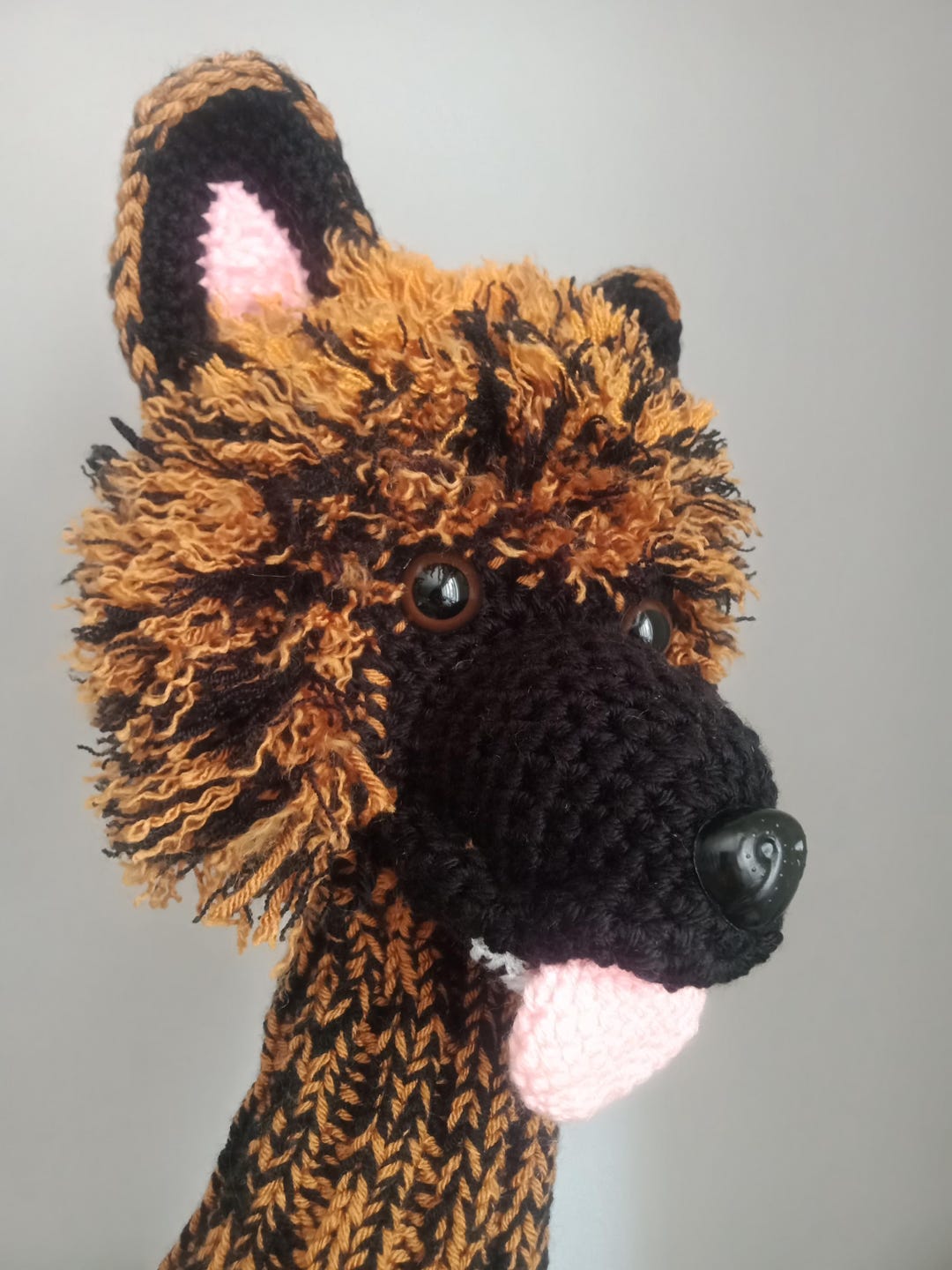 Crochet German Shepherd Cover,german Shepherd Dog Club Driver Head ...