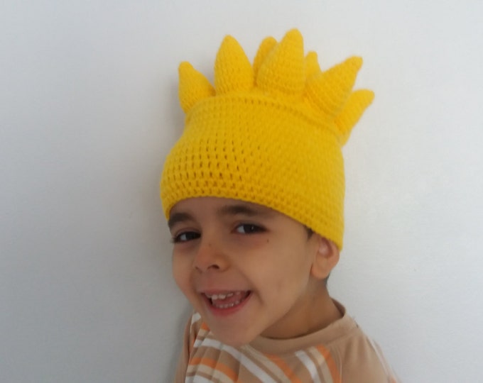 Crochet Bart Simpson Hat-crochet Bart Simpson Wig-halloween Costume ...