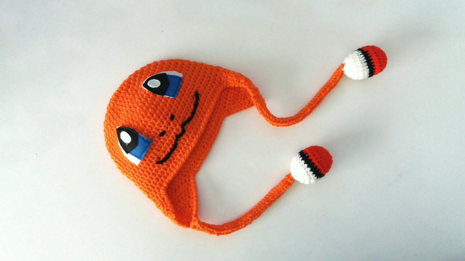 Charmander Inspired Crochet Hat,charmander Hat - Etsy