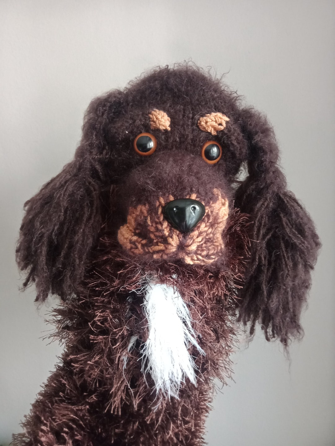 Crochet Dog Head Cover,cocker Spaniel Dog Club Driver Head Covers ...