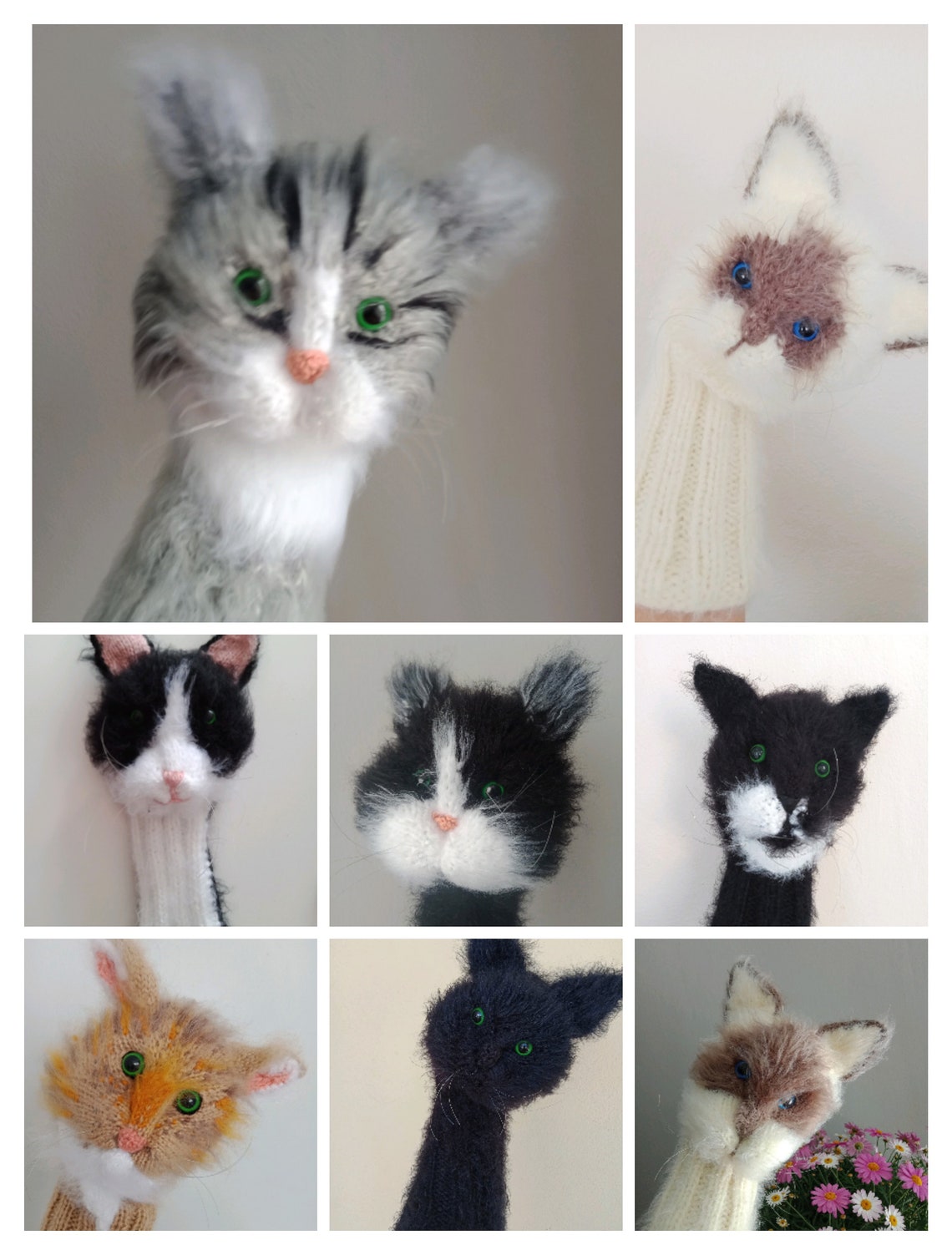 Golf Head Covers,cat Golf Clup Cover or Knit Hand Puppet,crochet ...