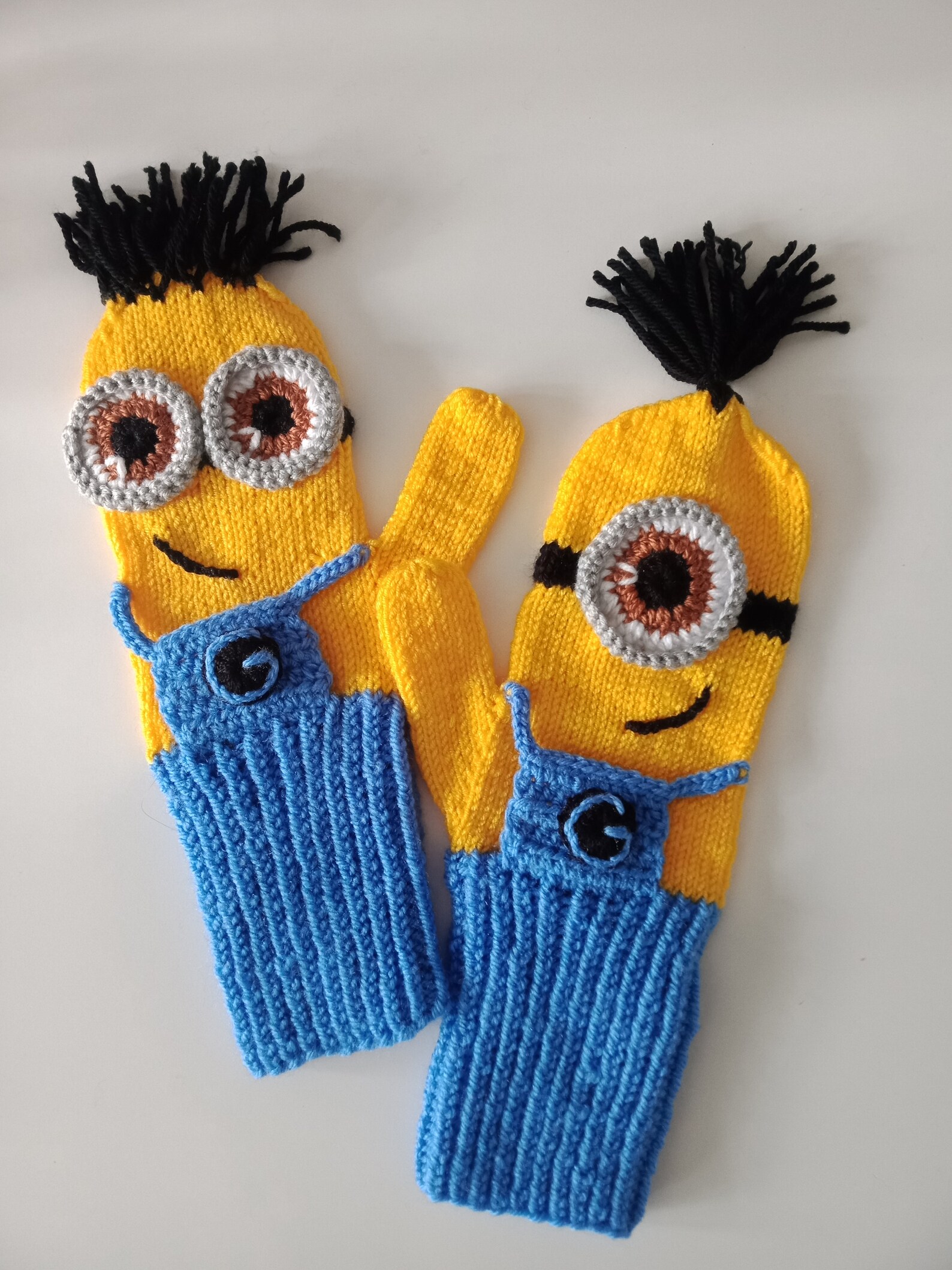 Adult,kids,baby,despicable Me Minion Mittens Gloves-minion Style ...