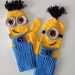 Adultkidsbabydespicable Me Minion Mittens Gloves-minion - Etsy