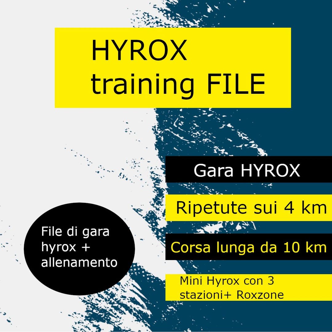 Hyrox Race File for Garmin | .FIT File + Training Pack | Hyrox Training ...