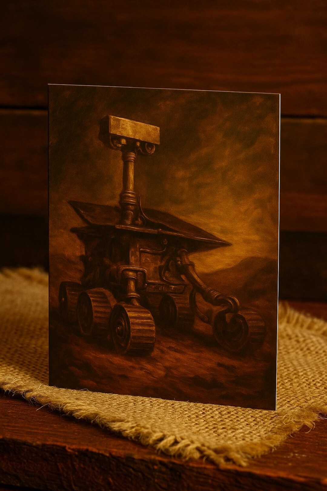 Renaissance Mars Rover Painting - Etsy