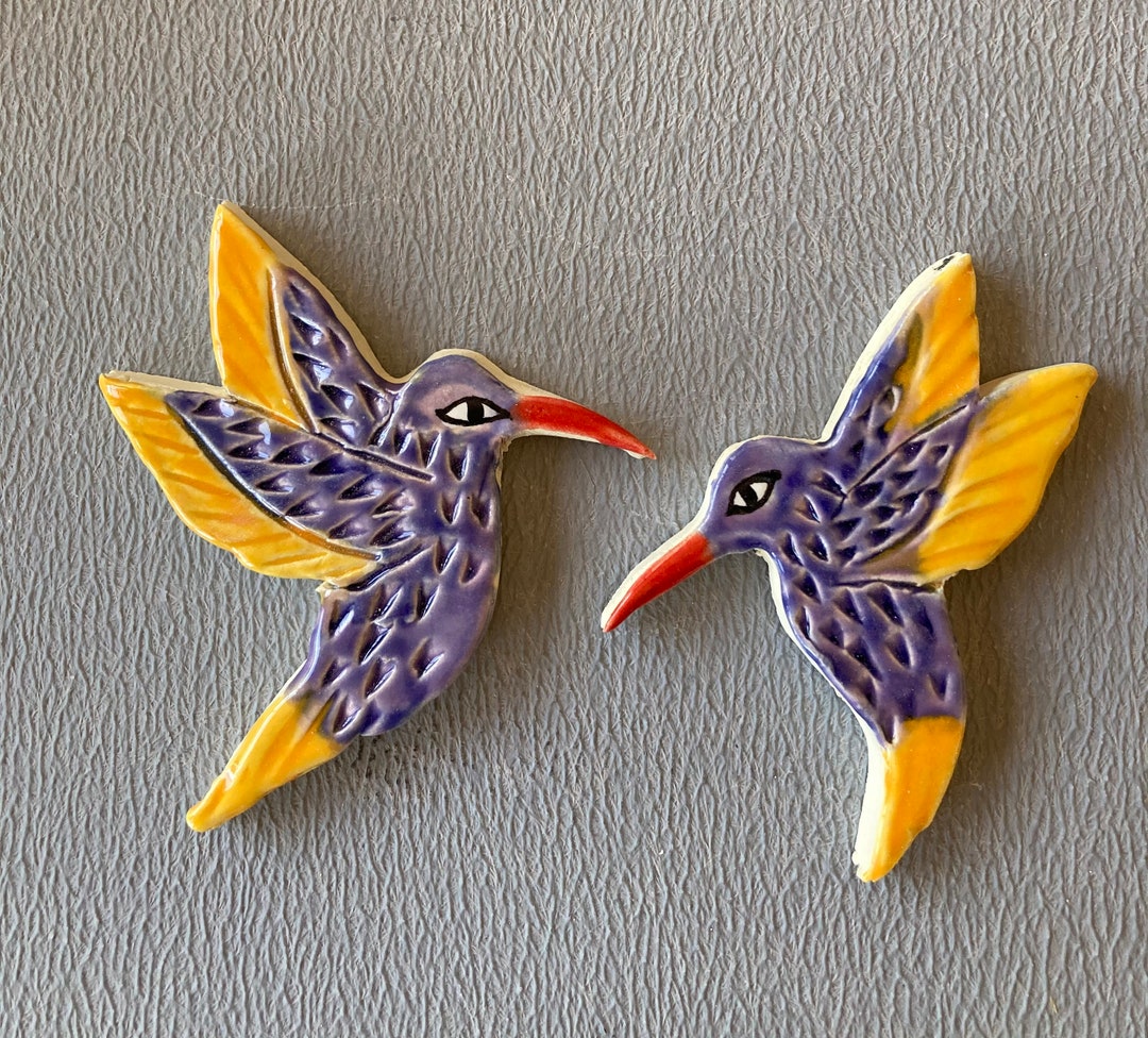 Hummingbirds, Hummingbird Tile, Ceramic Bird Tiles, Handmade Tile ...