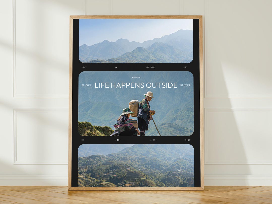 Sapa Vietnam Art, Black Hmong Women Mountain Print, Ethnic Culture ...