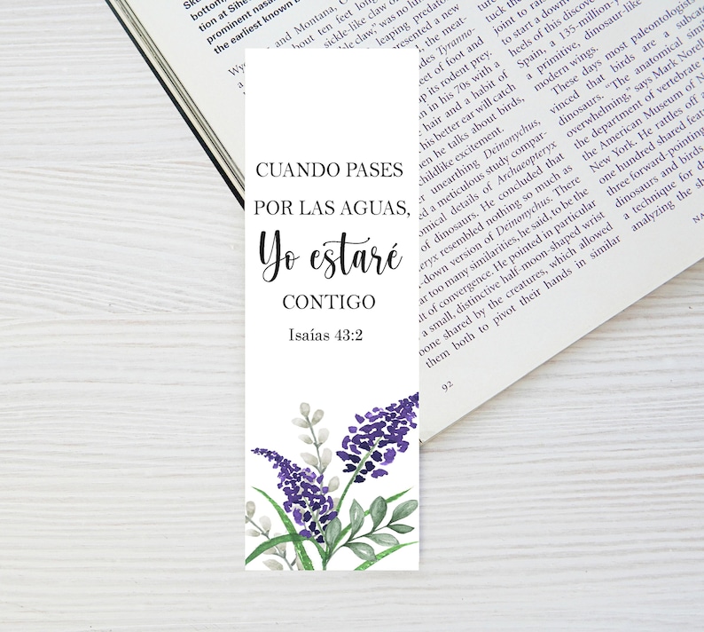 Spanish Bible Bookmarks, Printable Set of 8, 7 X 2.5 Inches, Instant ...