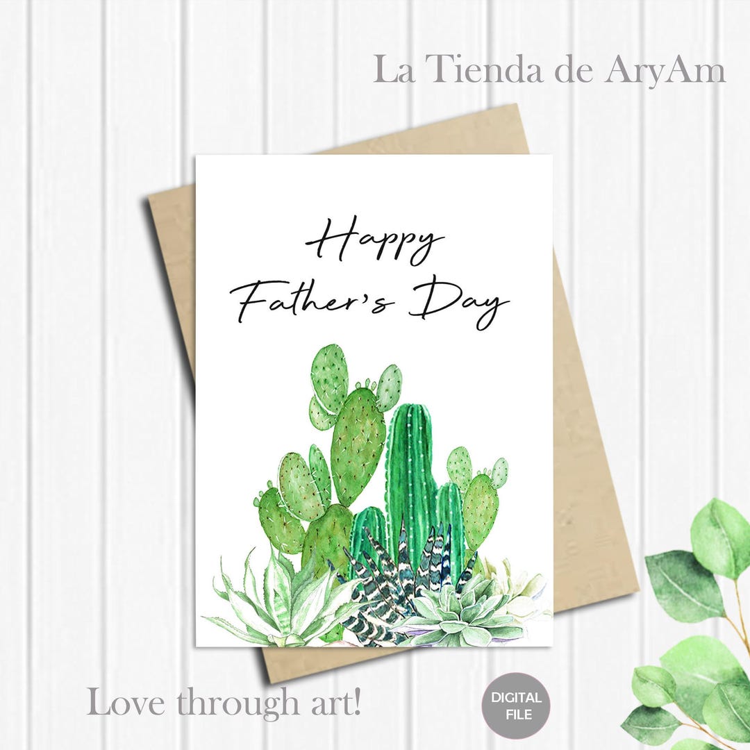 Printable Father's Day Card, Fathers Day Card, Gift for Dad, Happy ...