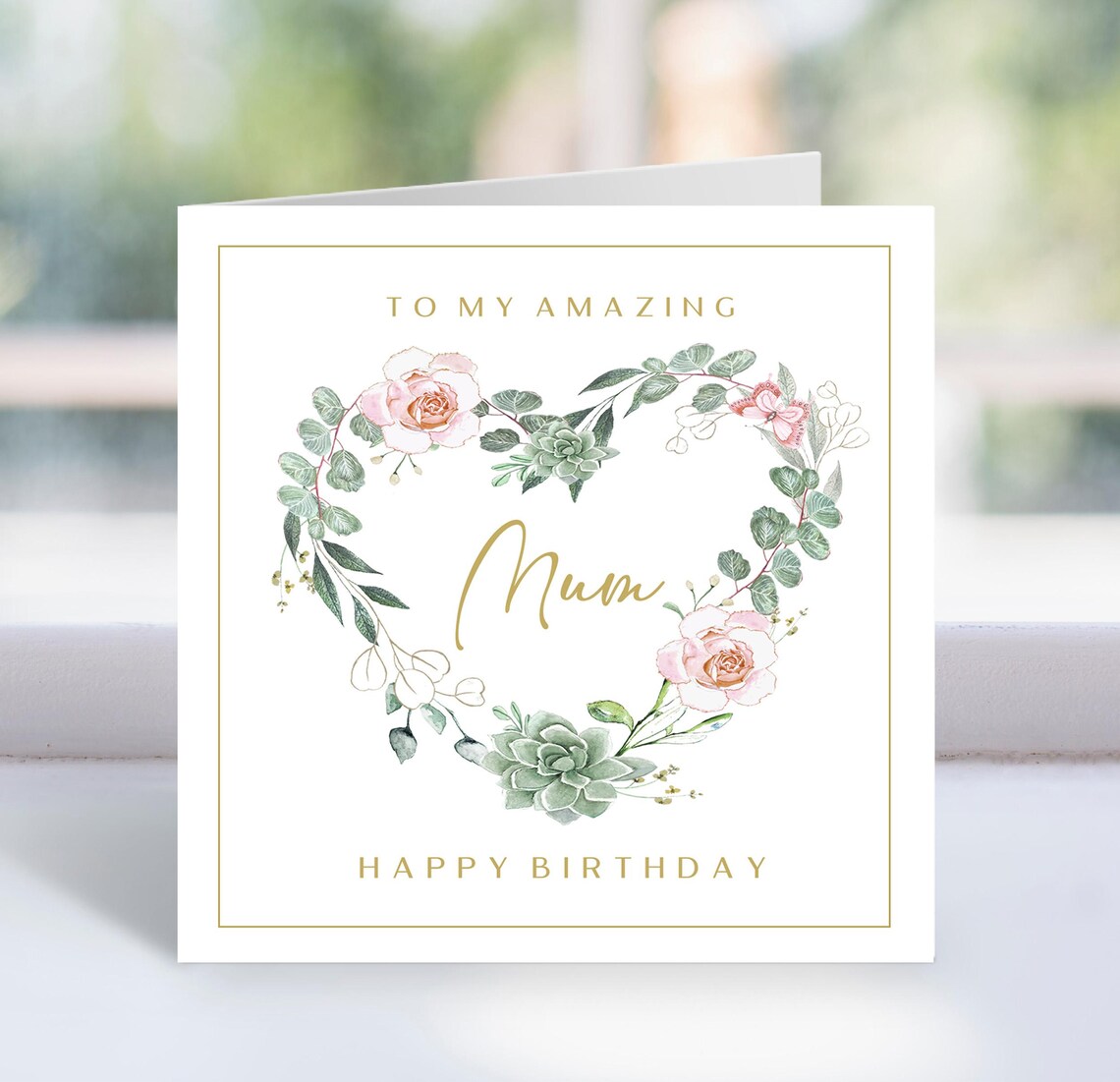 Mum Birthday Card, Printable Birthday Cards for Mum, Amazing Mum ...