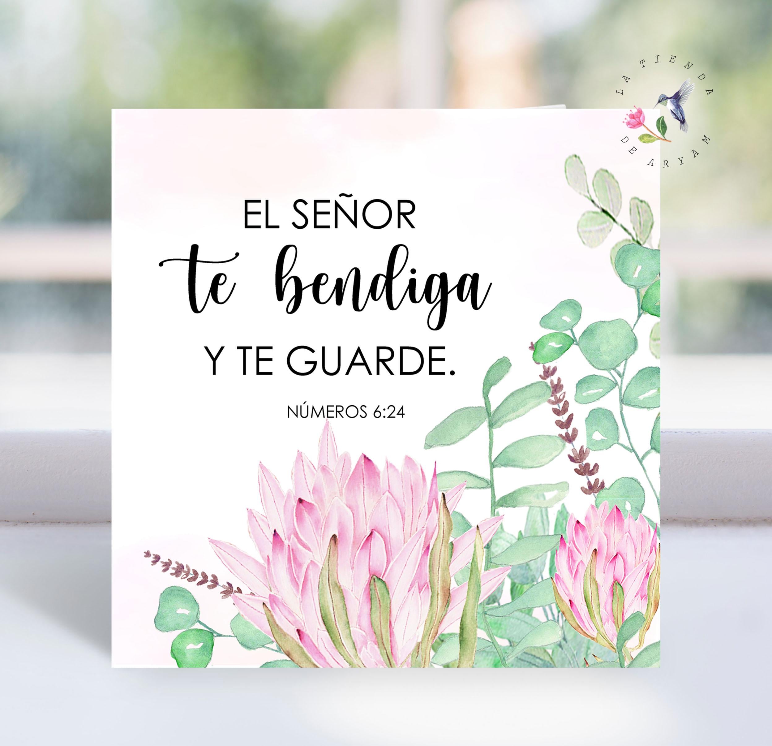 Printable Spanish Scripture Cards for Women – Set of 6 Bible Verse Tags ...