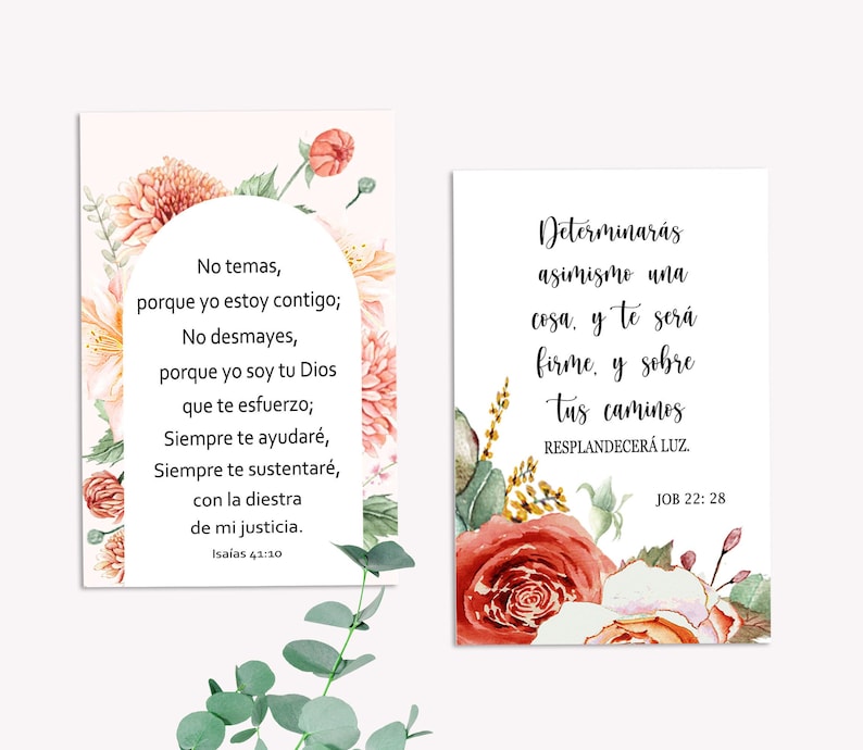 Spanish Promises of God Set X8, Promesas De Dios, Spanish Women Bible ...