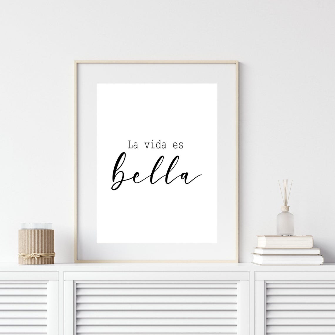 La Vida Es Bella, Spanish Inspirational Quotes Prints, Spanish ...