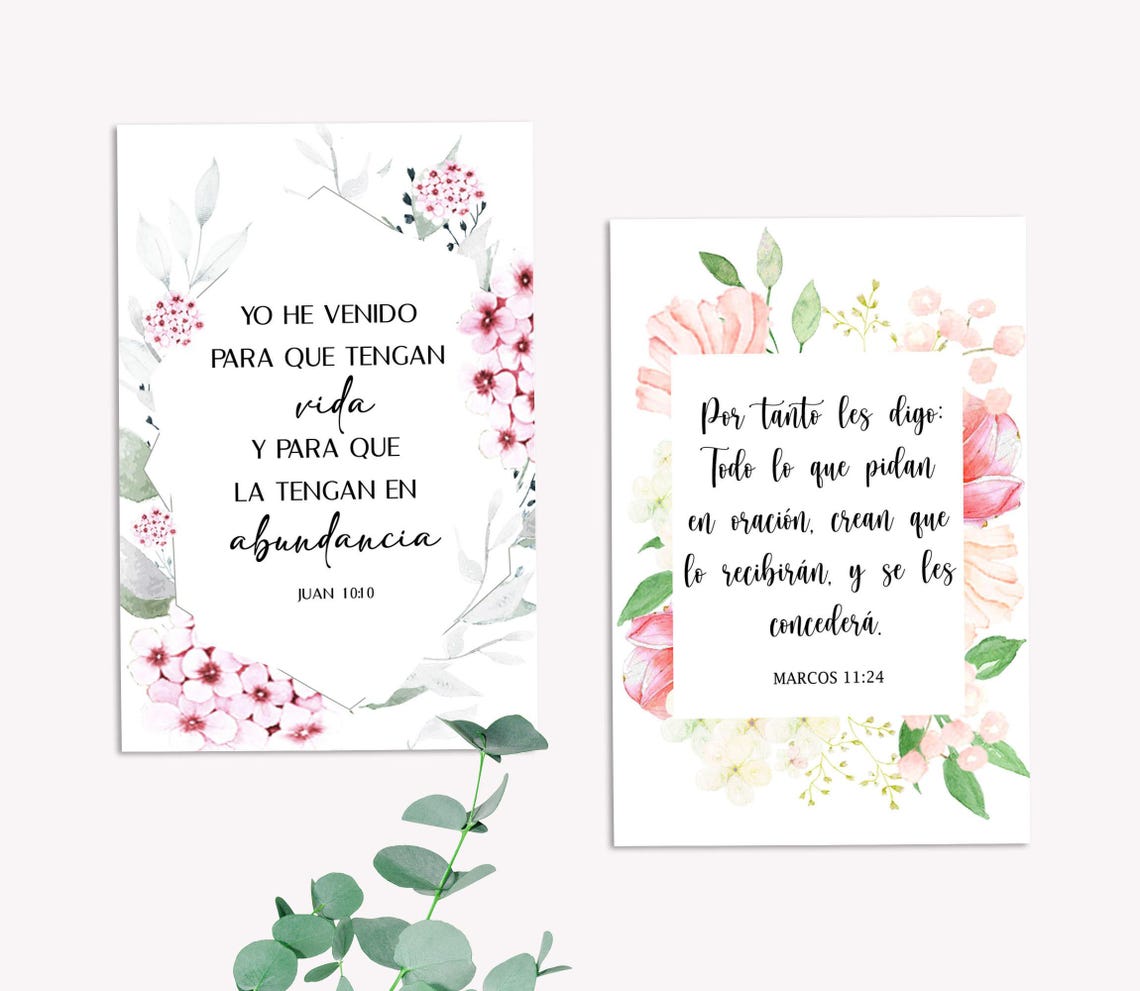 Spanish Promises of God Set X8, Promesas De Dios, Spanish Women Bible ...