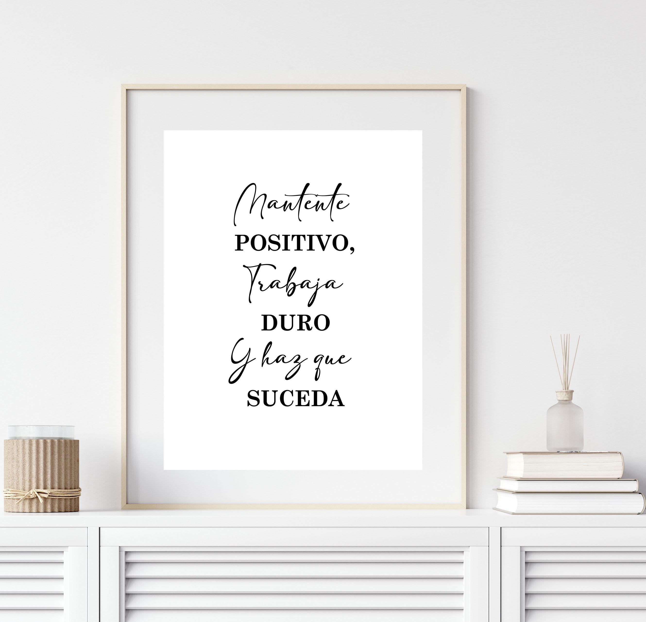 Spanish Motivational Posters Set X8, Printable Spanish Motivational ...
