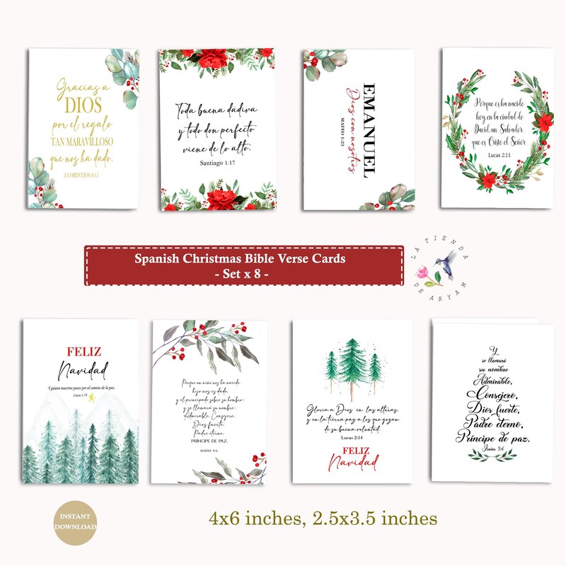 Spanish Xmas Card - Etsy