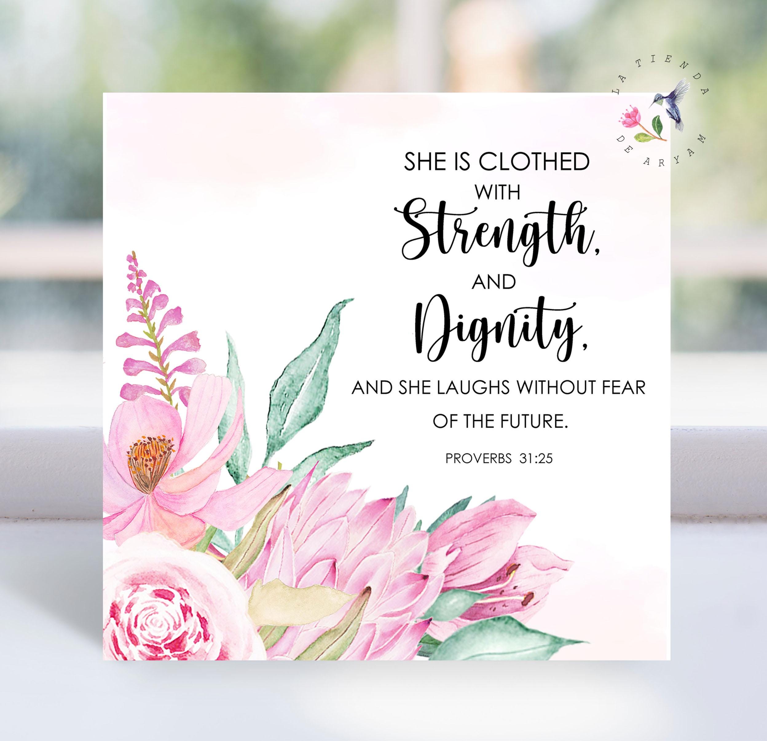 Printable Scripture Cards Set X6, Mother's Day Bible Cards, Women Bible ...