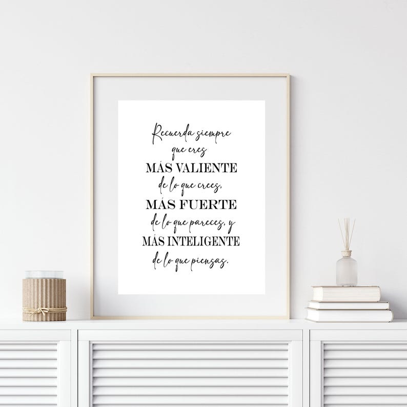 Recuerda Siempre, Spanis Always Remember, Spanish Inspirational Quotes ...