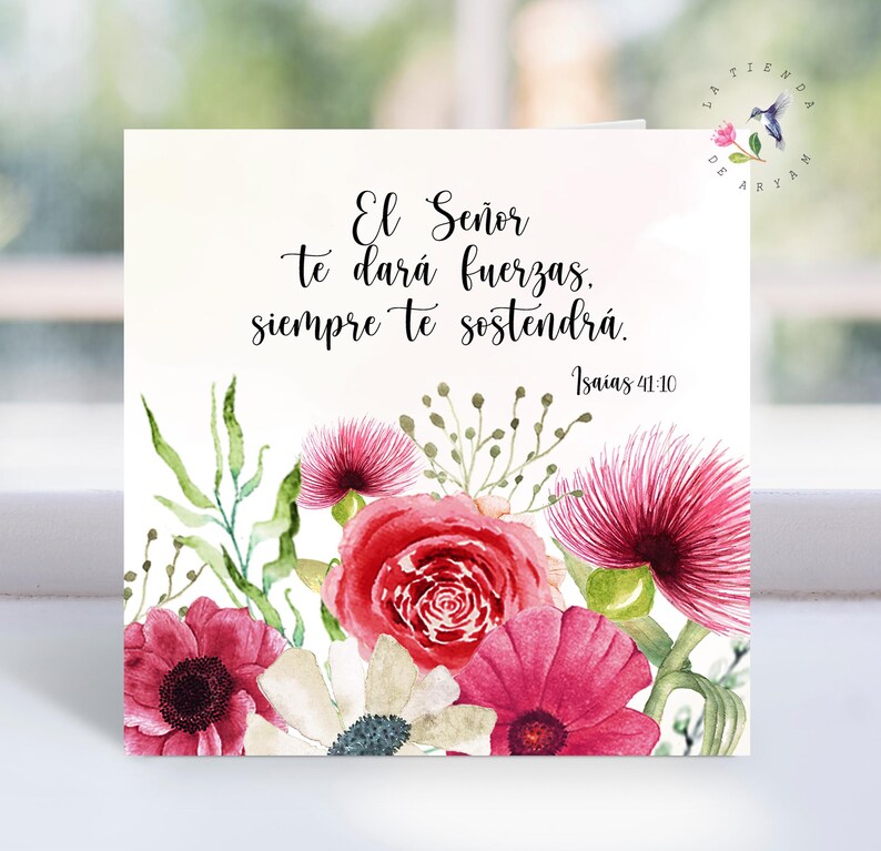 Printable Scripture Cards Set X6, Spanish Women Bible Verse Cards ...