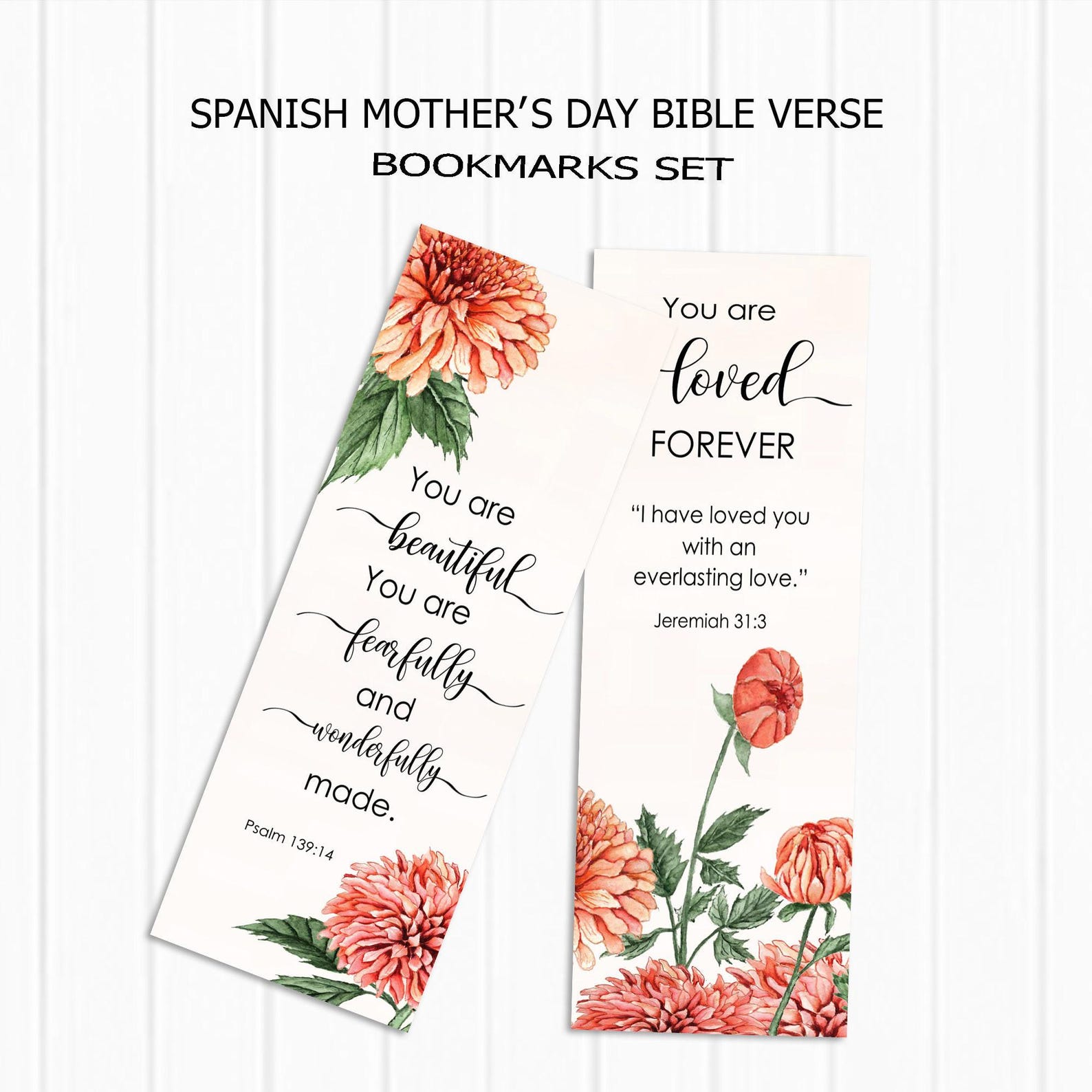 Printable Bible Verse Bookmarks, Mother's Day Bible Verses Bookmarks ...