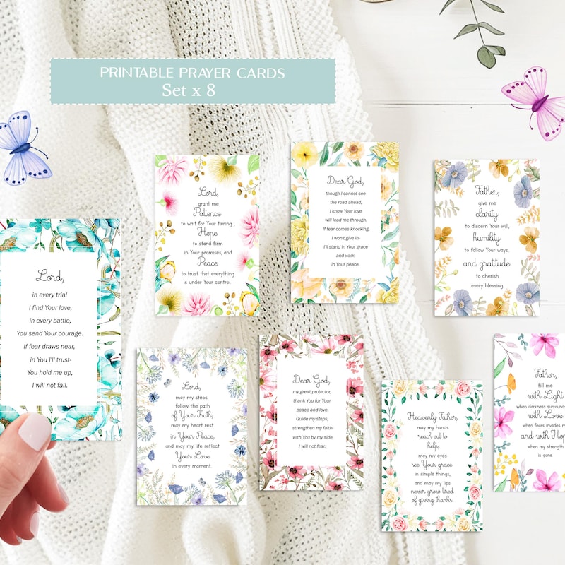 Personalized Prayer Cards - Etsy