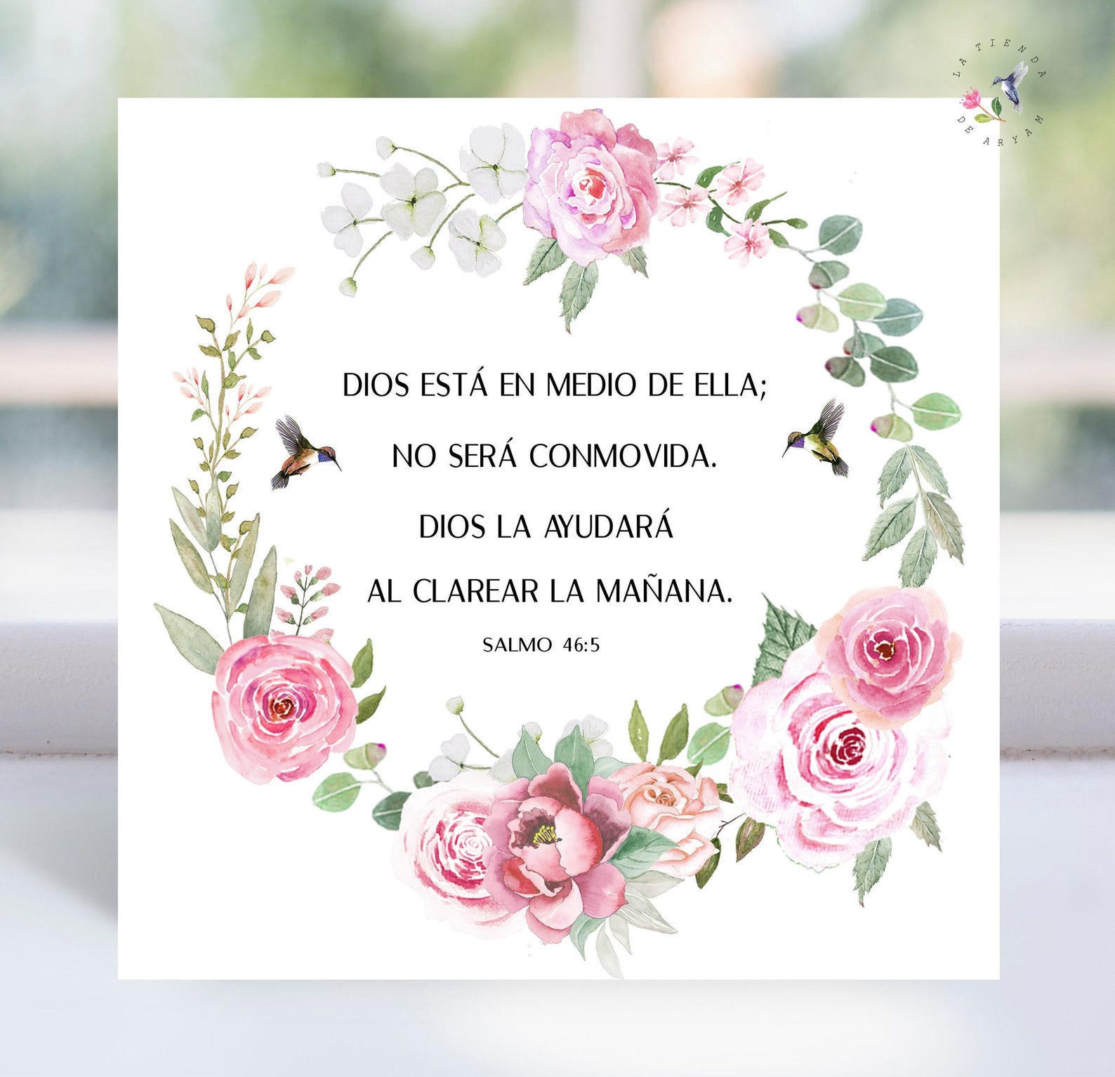 Spanish Printable Mother's Day Bible Verse Cards, Spanish Mom's ...