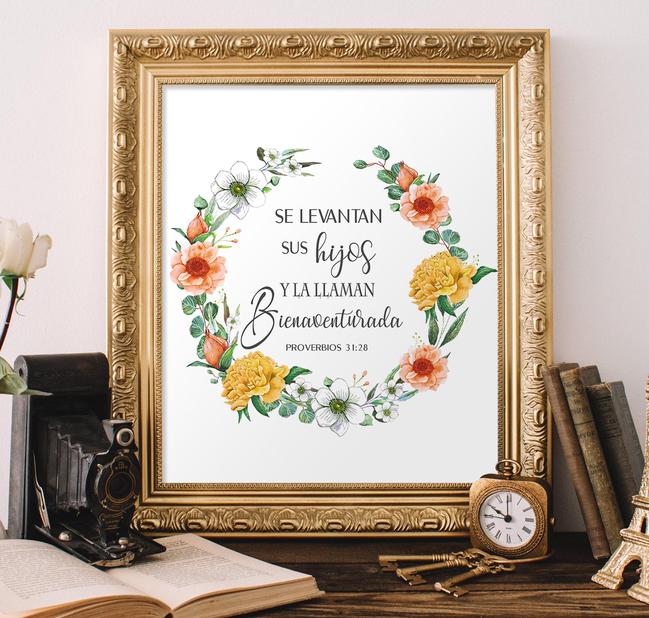Spanish Proverbs 31:28, Se Levantan Sus Hijos Y La Llaman ...