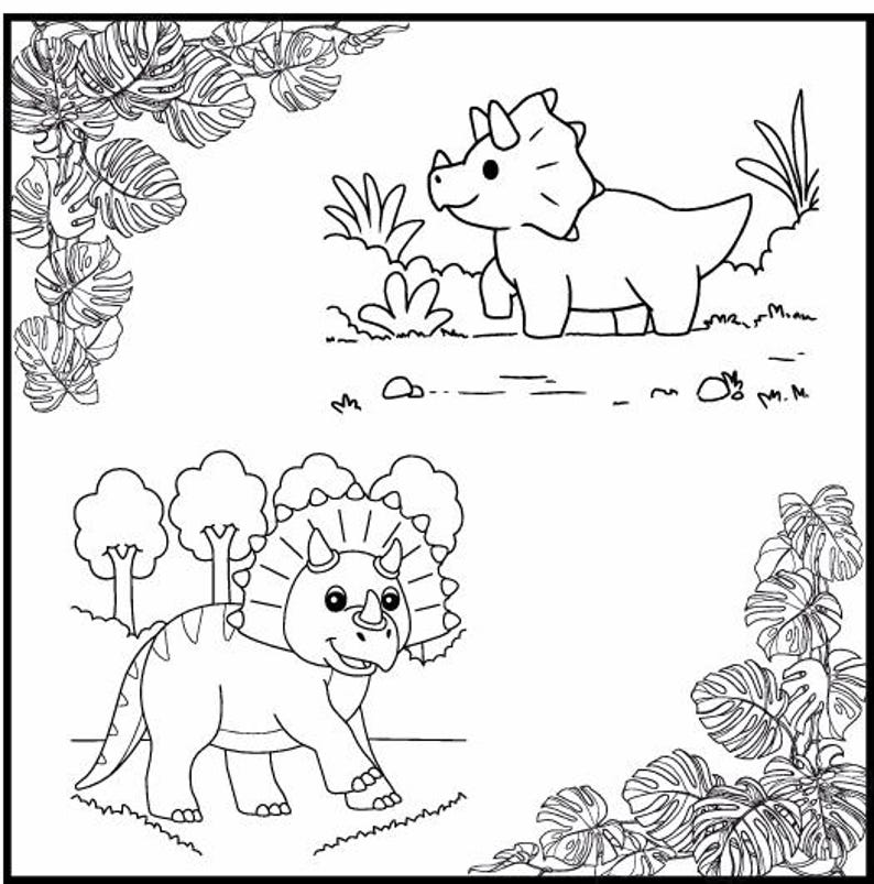 Dinosaur Adventure Colouring Book for Kids | Fun and Educational Dino ...