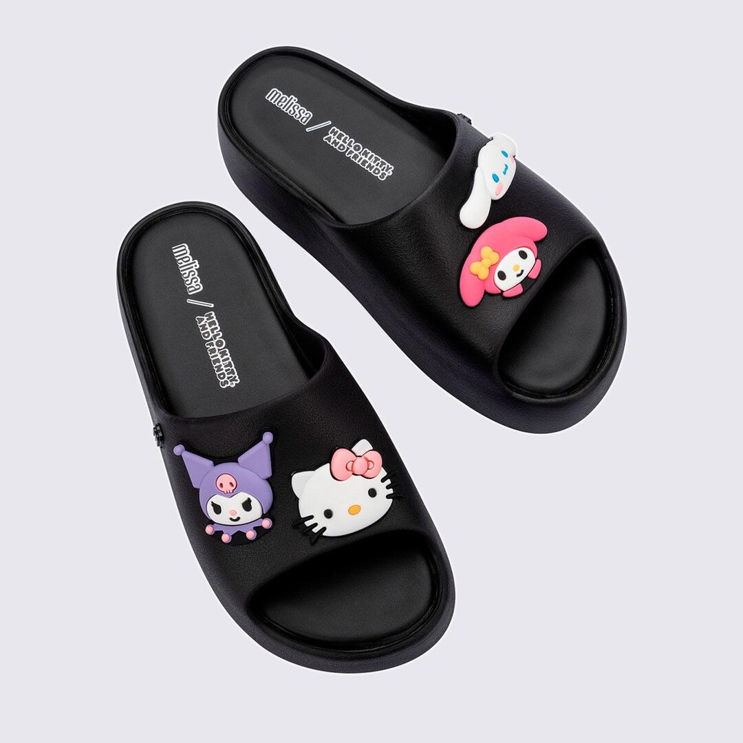 Melissa Free Platform Slide Hello Kitty - Etsy