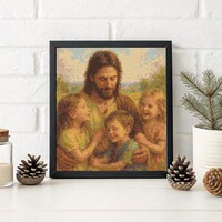 Christ Child and Baby Jesus Cross Stitch Patterns PDF - Etsy Canada