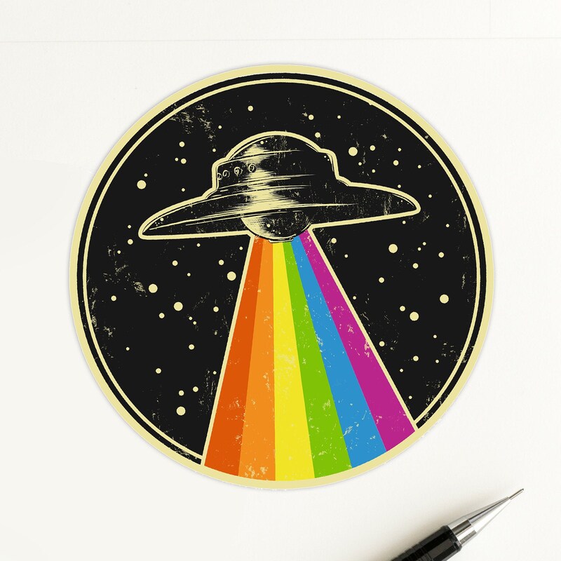 Ufo Sticker - Etsy