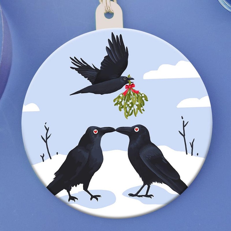 Crow Ornament - Etsy