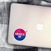Space Bi Sticker 3 X 2.5 Bisexual Queer Pride LGBT Vinyl Sticker - Etsy