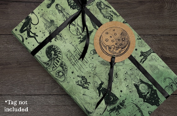 Dark Russian Fairytales Wrapping Paper Spooky Fairytale Aged | Etsy