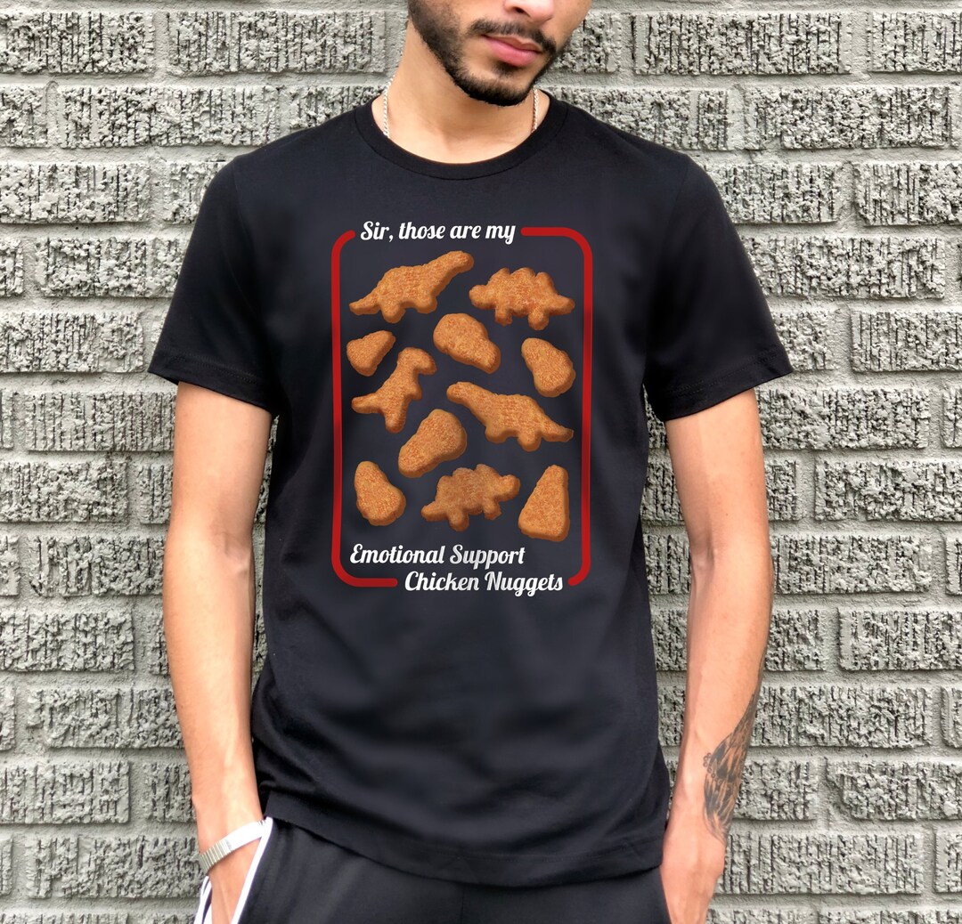 Emotional Support Nuggets T-shirt - Etsy