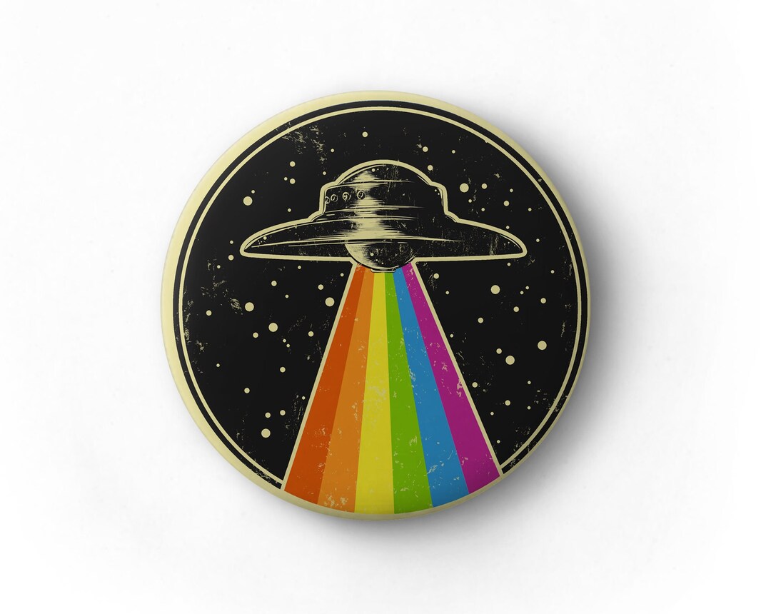 Queer UFO Magnet - Gay LGBT Pride Fridge Magnet - 2.5" - Etsy