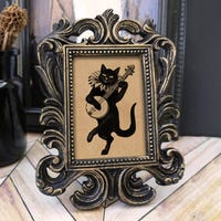 Feline Aristocracy - LIMITED EDITION Gothic Vintage Art Print, 18th ...