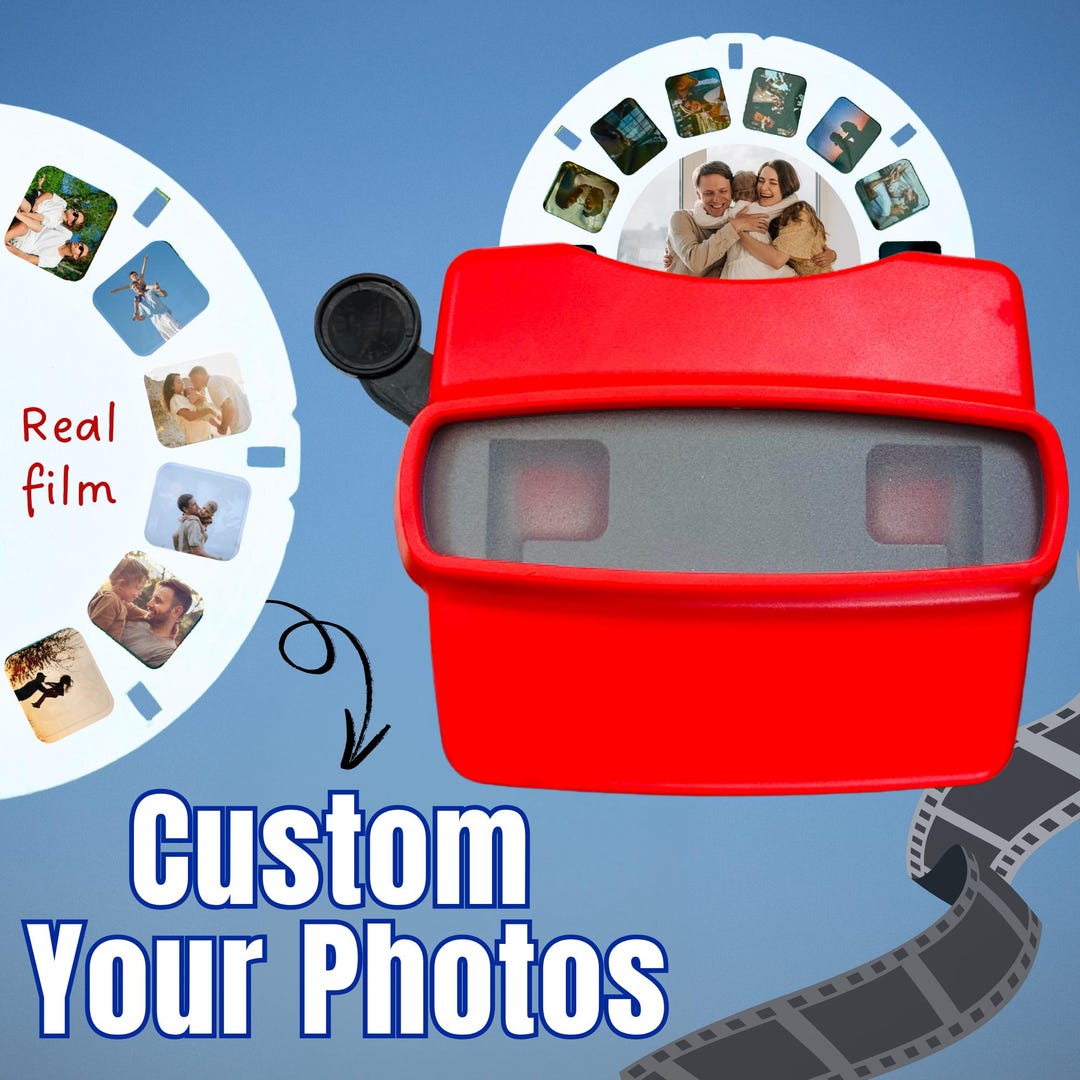 Custom Viewmaster Viewfinder Reel,personalized Photo Gift, Personalized ...