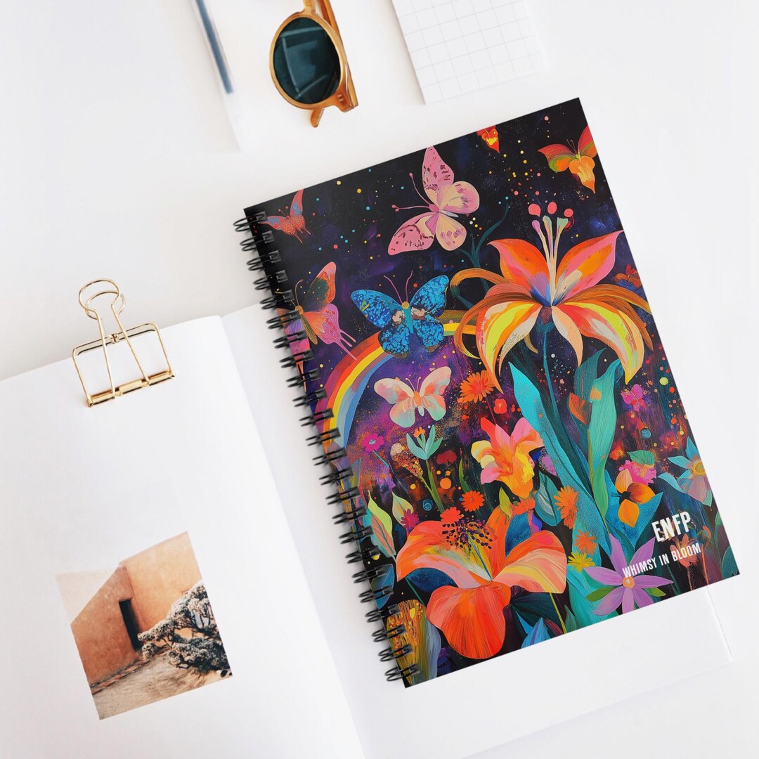 ENFP Spiral Notebook - MBTI, Personality Type, Ruled Line, Aesthetic ...