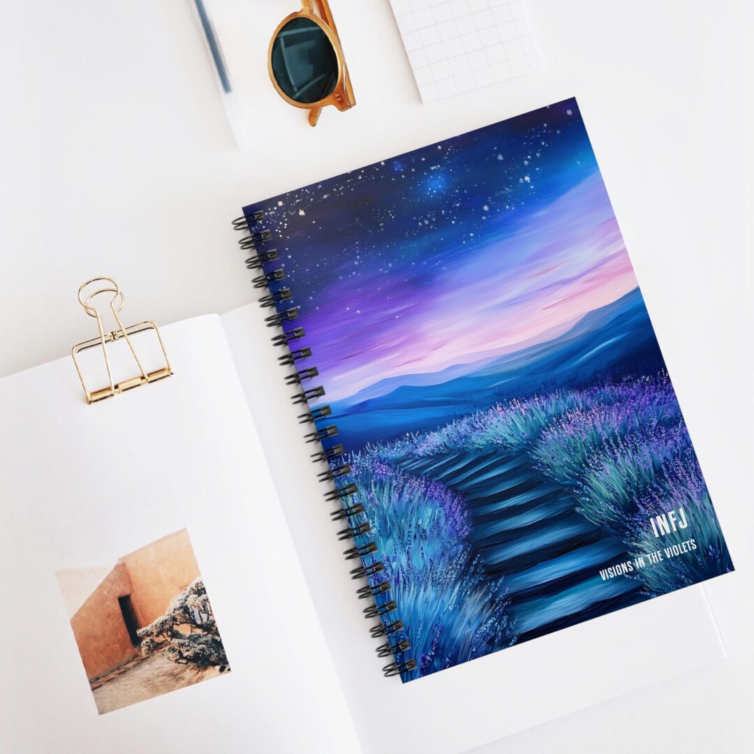INFJ Spiral Notebook - MBTI, Personality Type, Ruled Line, Aesthetic ...