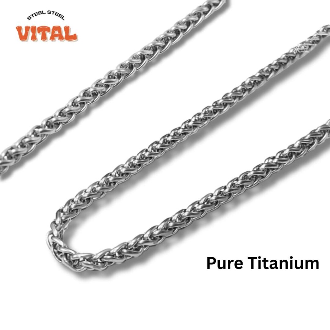 Titanium Cuban Link Chain | Hypoallergenic Unisex Necklace or Bracelet ...